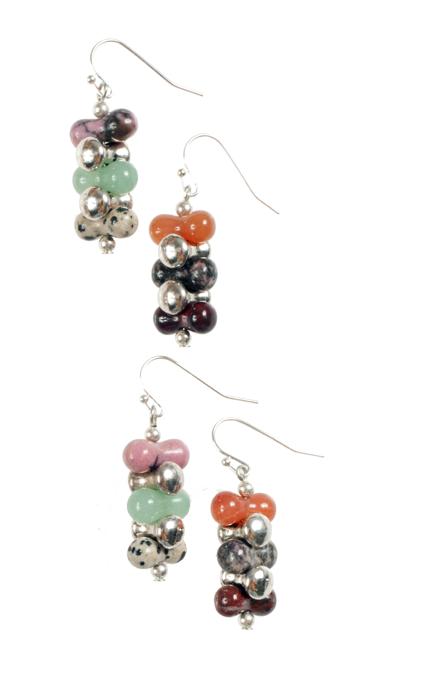 Interlocking Multi-Stone Earring - KJK Jewelry